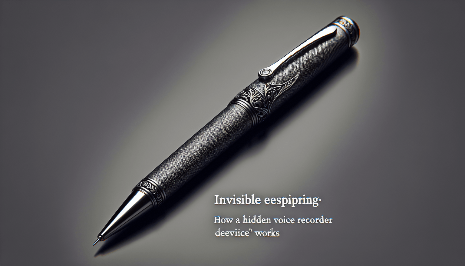 Invisible Eavesdropping: How a Hidden Voice Recorder Device Works ...