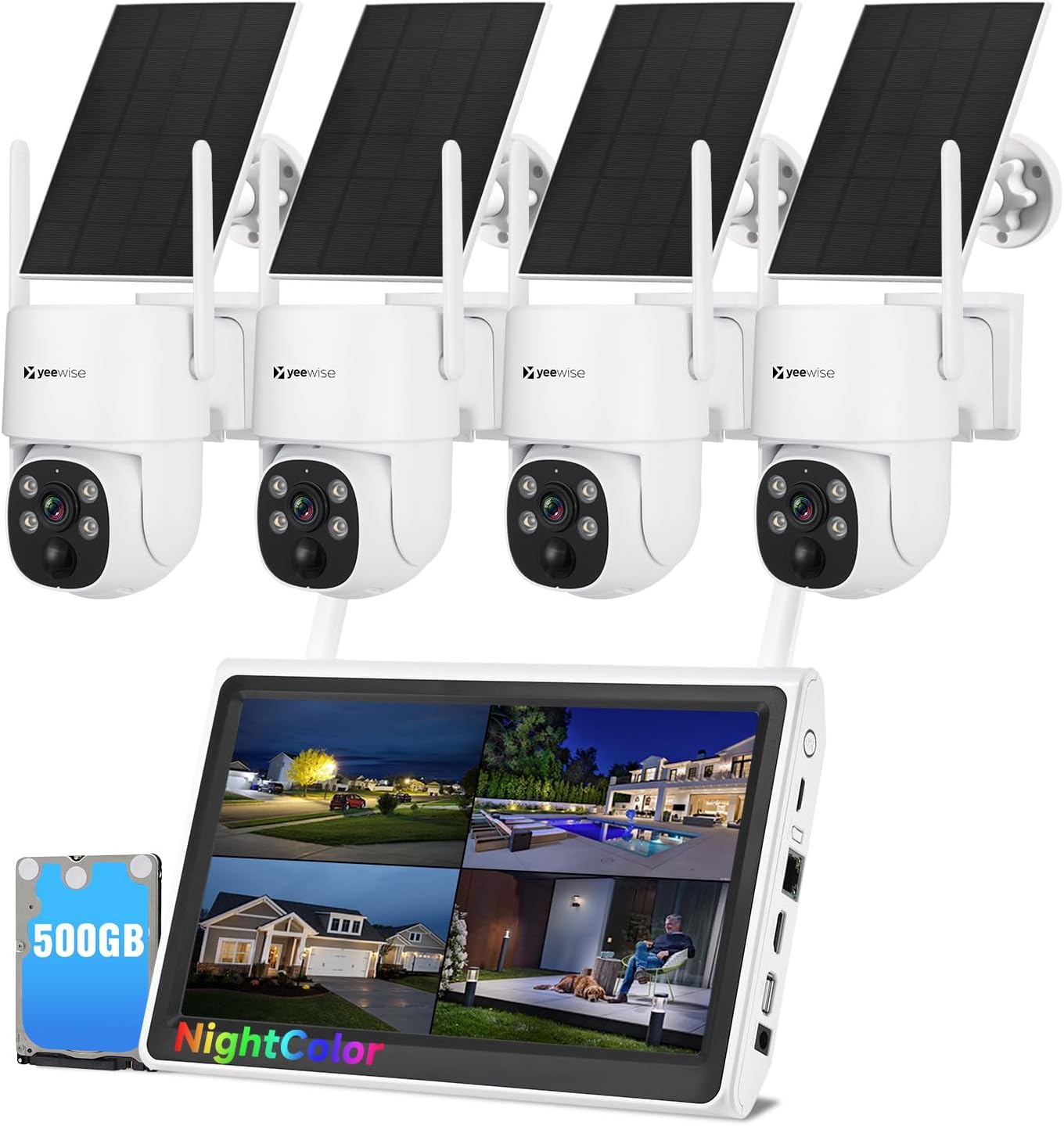 YEEWISE NightColor Solar Security Camera System review - EyeSpySupply ...
